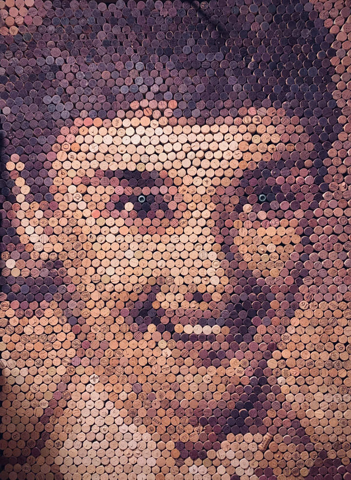 Cork Artist - Bespoke Wine Cork Portrait Art