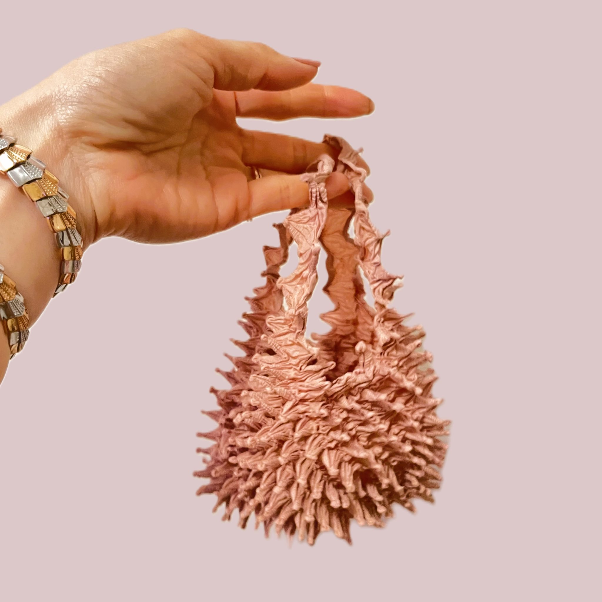 Stretchy Shibori Bag - Handcrafted by Japanese Craftsmen