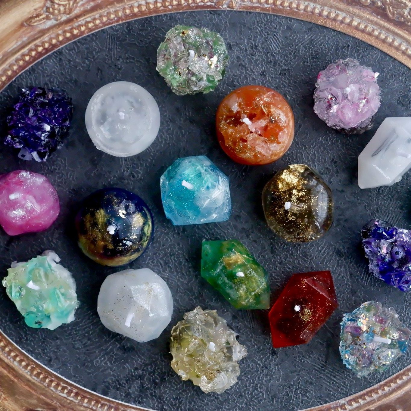 Crystal Glow Candles